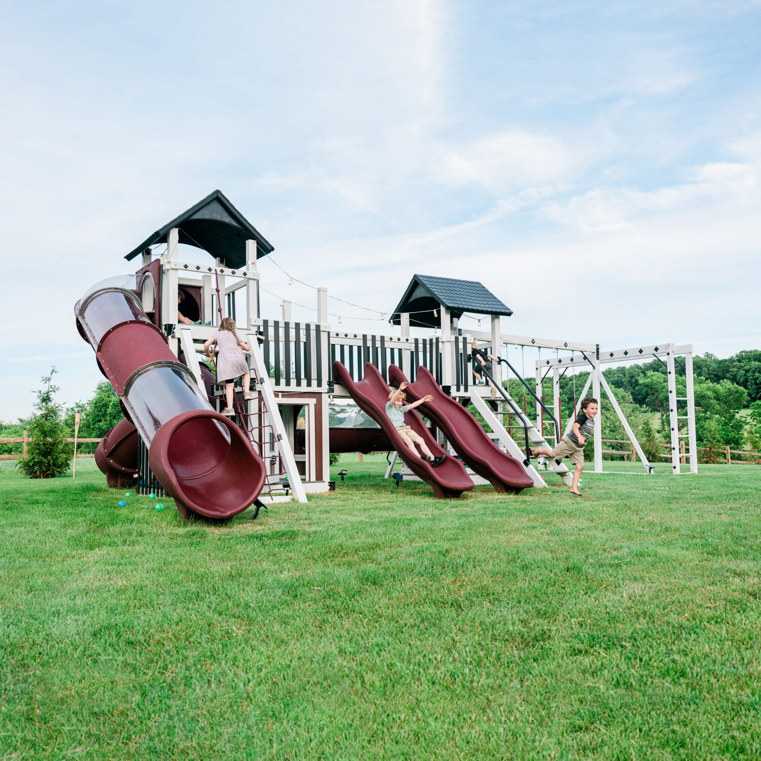Cosmic Launcher Swing Set - SwingIt Playsets