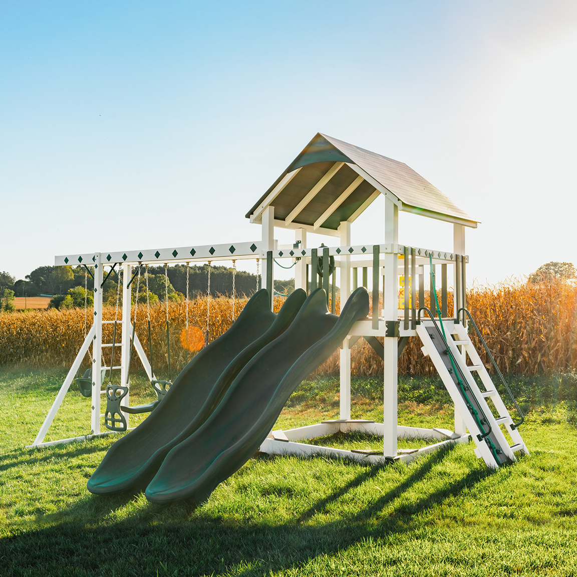 *CUSTOM* Luciano’s Swing Set - SwingIt Playsets